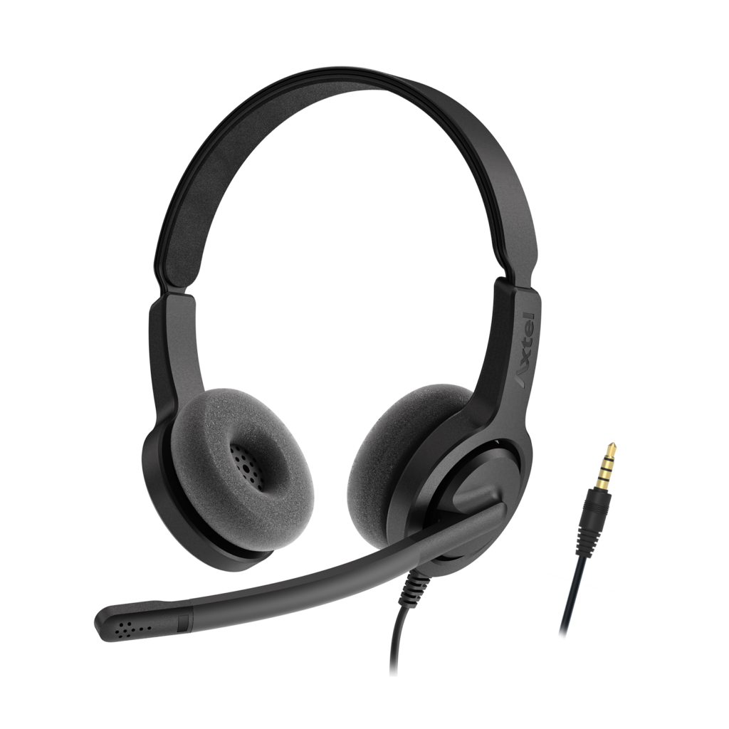 Axtel VOICE 28 stereo 3,5 jack headsets - AxtelWorld.com